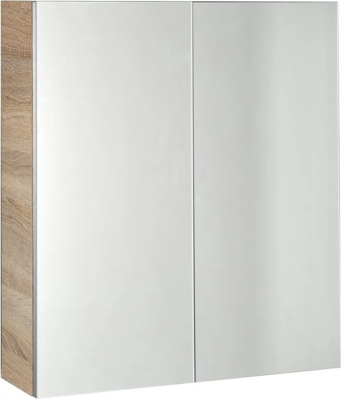 Aqualine Aqualine, VEGA galerka 60x70x18cm, dub platin, VG860