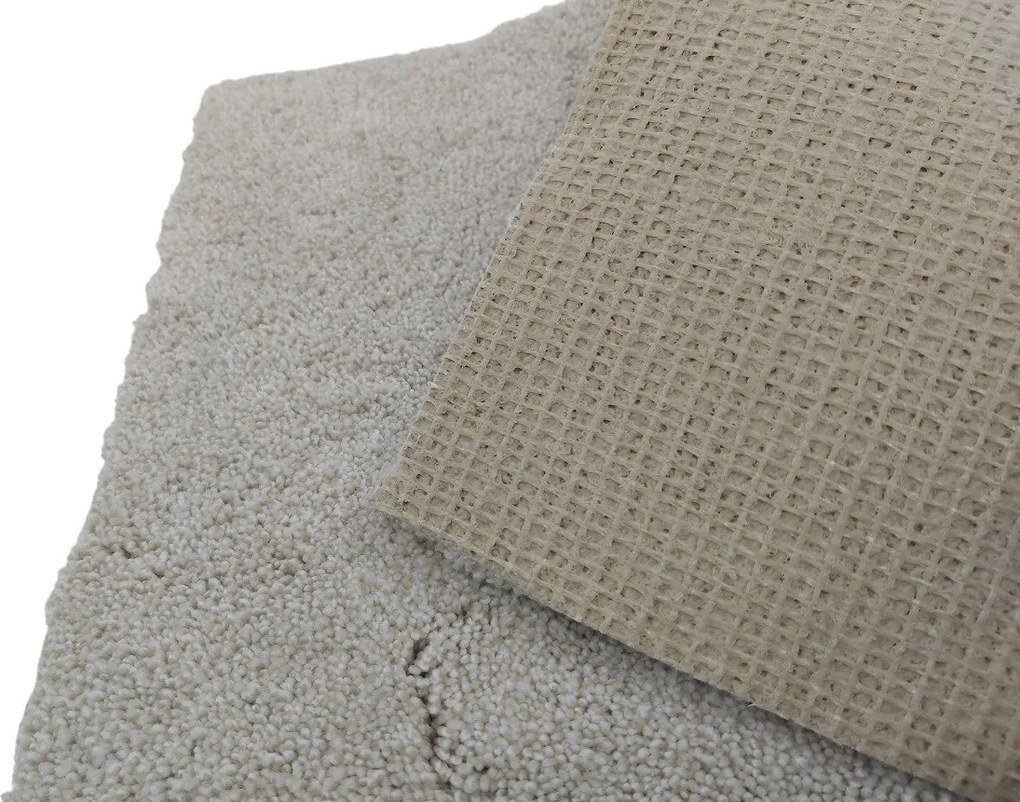 Lano, Metrážový koberec Supersoft 250 béžový, na míru, šíře 4m, béžová, ab (mřížka), ložnice