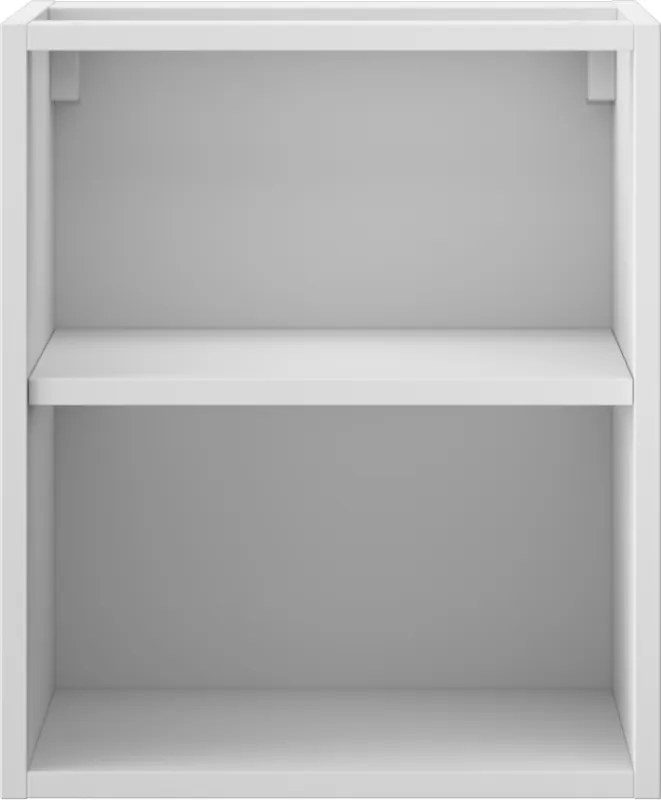 Mexen Box-A, otevřená skříňka s policí 40 cm, bílá matná, 91AX2-0400-470-0-01