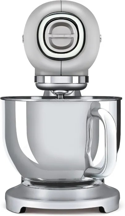 Kuchyňský robot Smeg 50's style SMF02SVEU / 800 W / 4,8 l / stříbrná