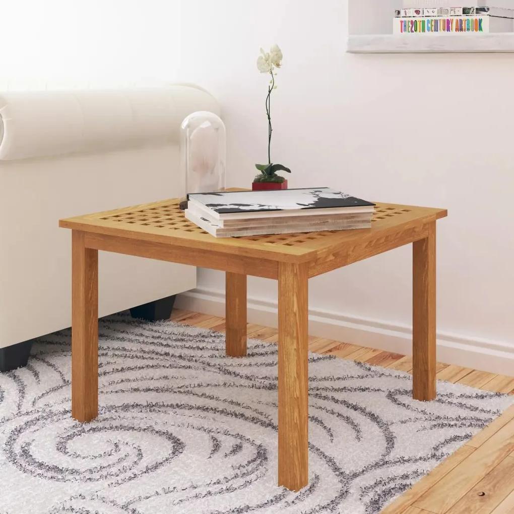 Odkládací stolek - masivní ořechové dřevo | 60x60x45 cm