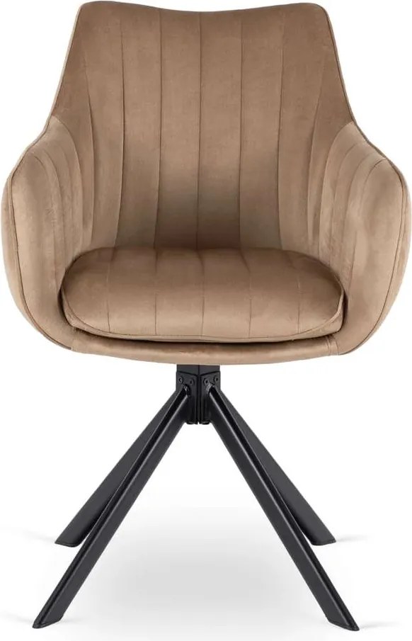 Jídelní židle Pinzo Velvet, béžová