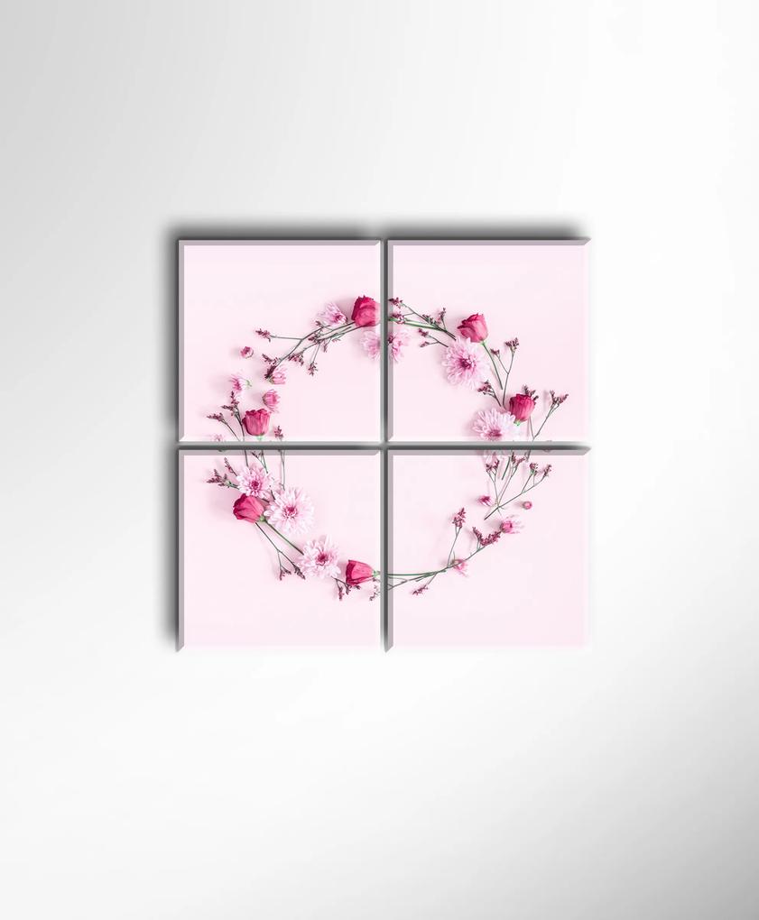 Malvis ® Obraz Růžová tématika květin ROZMĚR (šířka x výška): jednodílný obdélník 120x80 cm