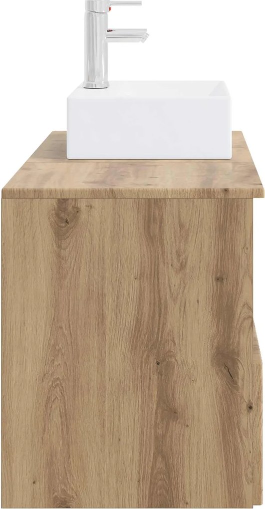 Sada koupelnového nábytku 2 ks Dub artisan Kompozitní dřevo 3404063