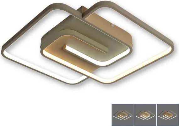 BRILAGI - LED Stm stropní svítidlo VELO LED/64W/230V 48x48 cm béžová + DO