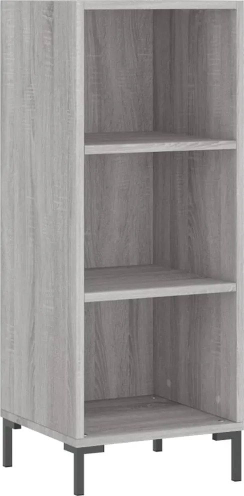 Skříň highboard šedá sonoma 34,5 x 34 x 180 cm kompozitní dřevo 3200327
