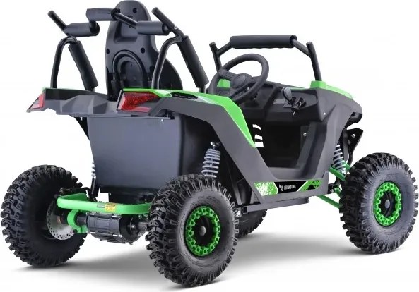 Leramotors Razor III Deluxe 1200W - dětská elektrická bugina, zelená