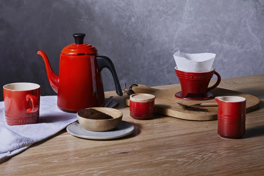 Konvička na mléko Le Creuset 150 ml višňová