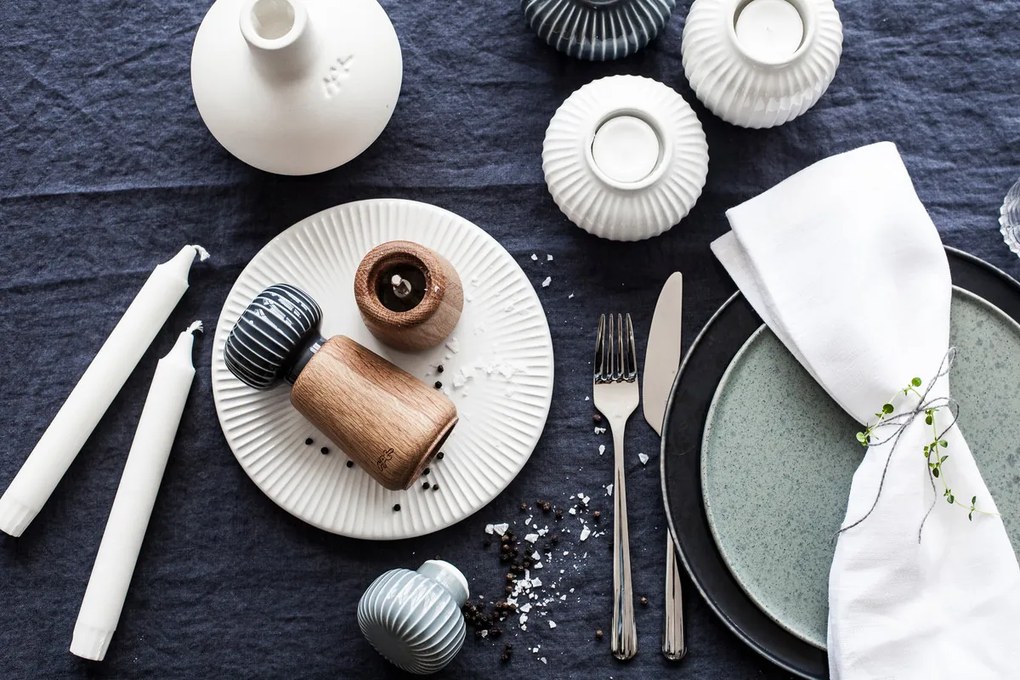 Kähler Design Dřevěný mlýnek Hammershøi Anthracite - S