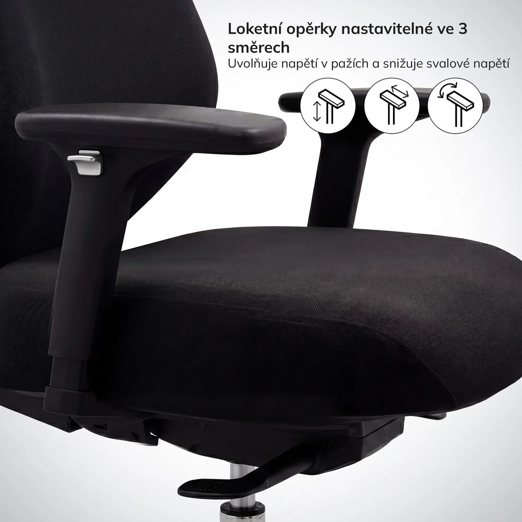Ergonomická kancelářská židle černá AXIS