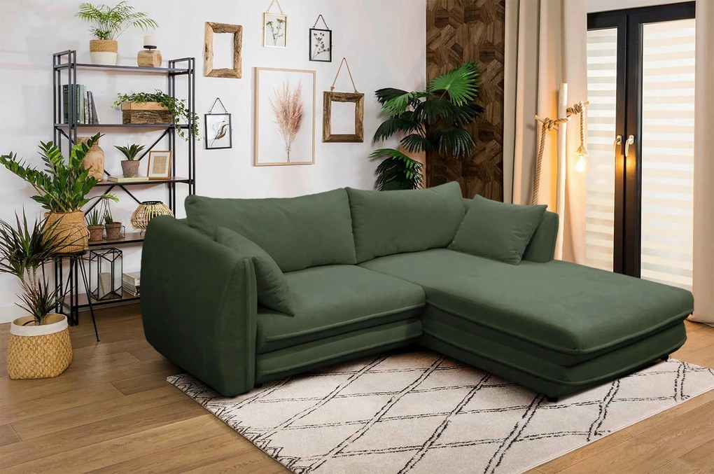 XXXLutz ROHOVÁ SEDAČKA, textil, zelená MID.YOU - Sedací soupravy - 001574005807