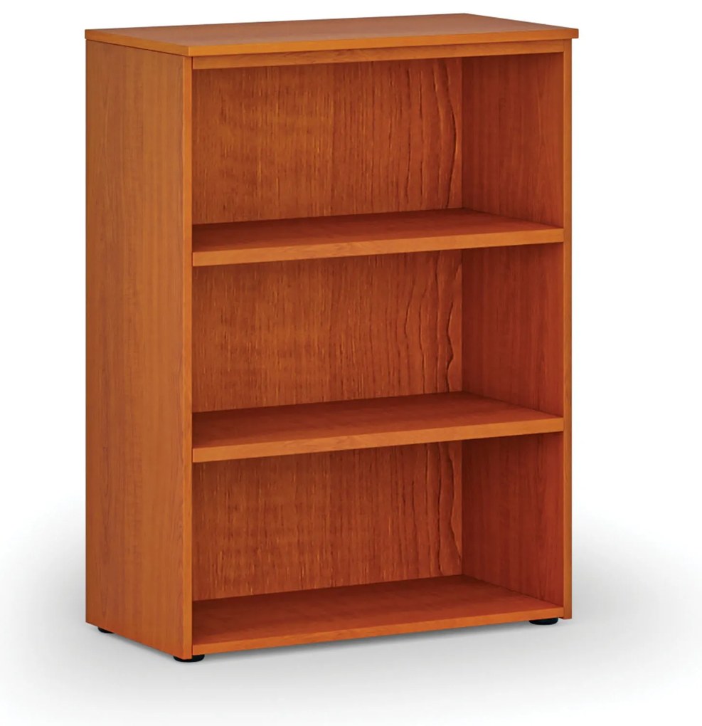 Kancelářský regál PRIMO WOOD, 800 x 420 x 1087 mm, třešeň