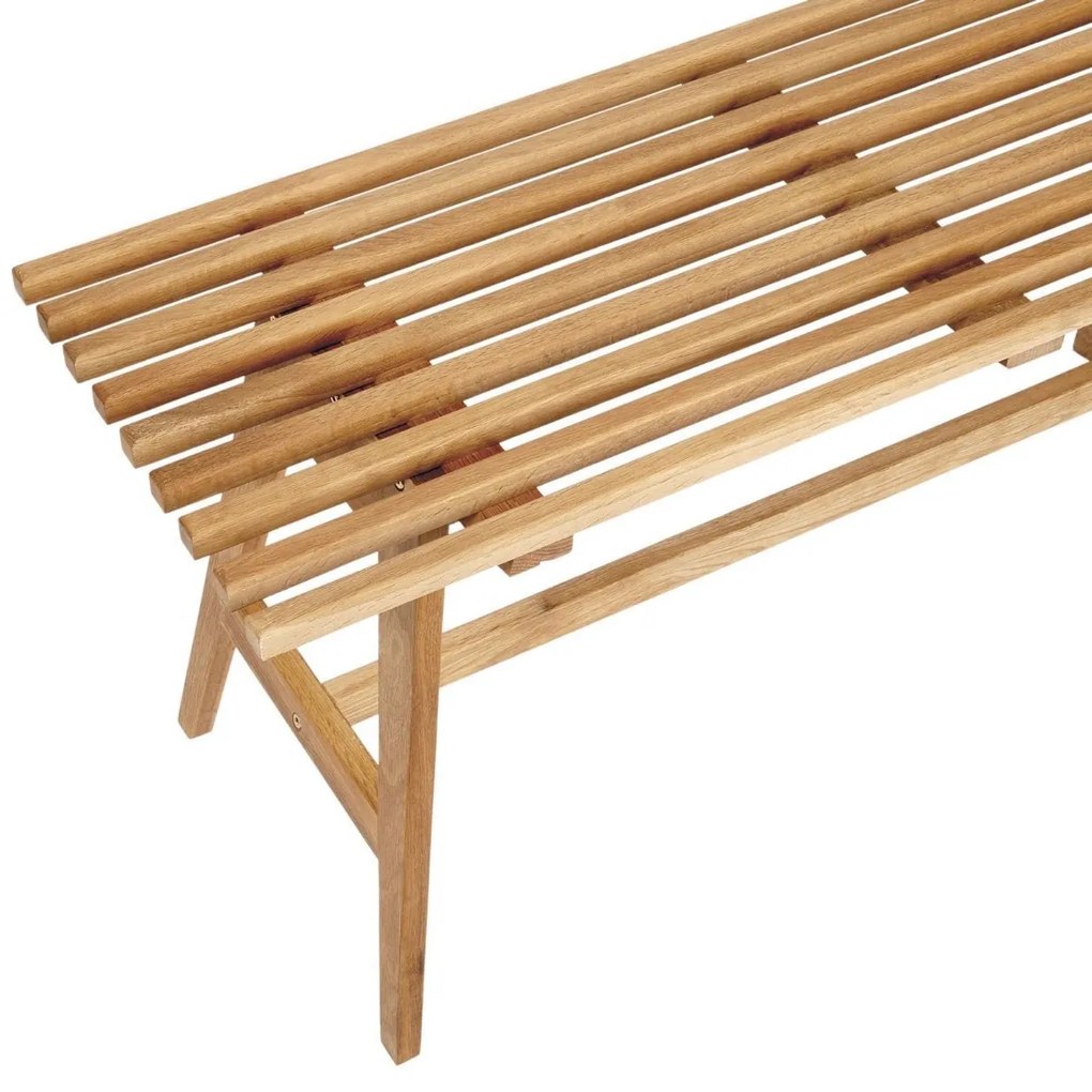 Dřevěná lavice Andrea House Oak Bench, 100 cm | přírodní MU71006