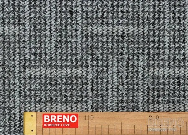 Breno Metrážový koberec CADIZ 5026 šedý, šíře 500 cm, Šedá
