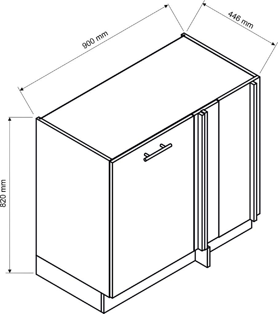 ALFASHOP NATÁLIA dolní světlá šedá DNP P/L