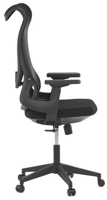 Ergonomická kancelářská židle SOSA - černá síťovina Barva: černá