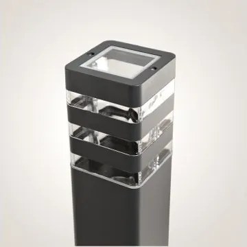 Venkovní lampa SANTA 1xE27/60W/230V IP54 50 cm antracit