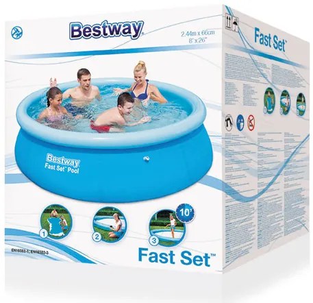 Bestway 57265 Zahradní bazén s nafukovacím límcem 244/66 cm