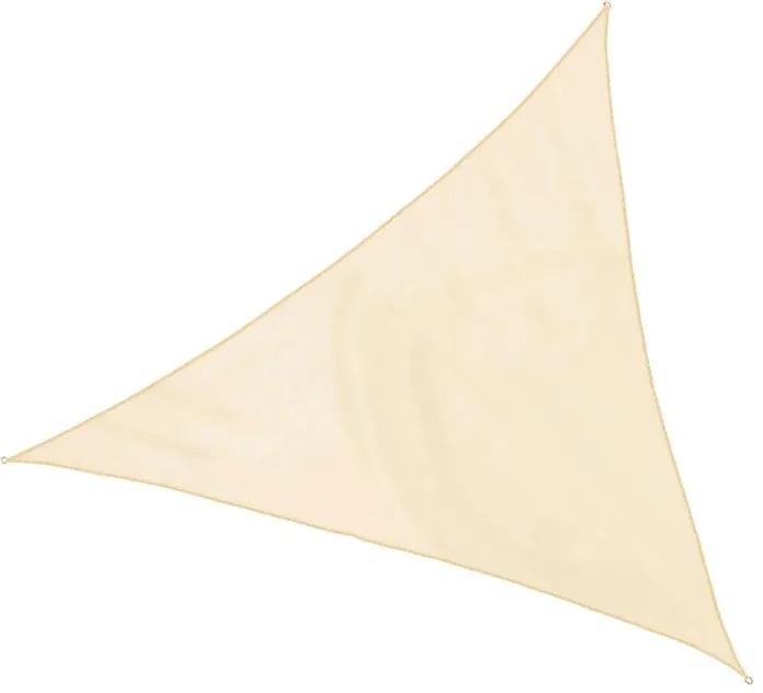 Majowo.cz Stínící plachta trojúhelník 3x3x3m béžová