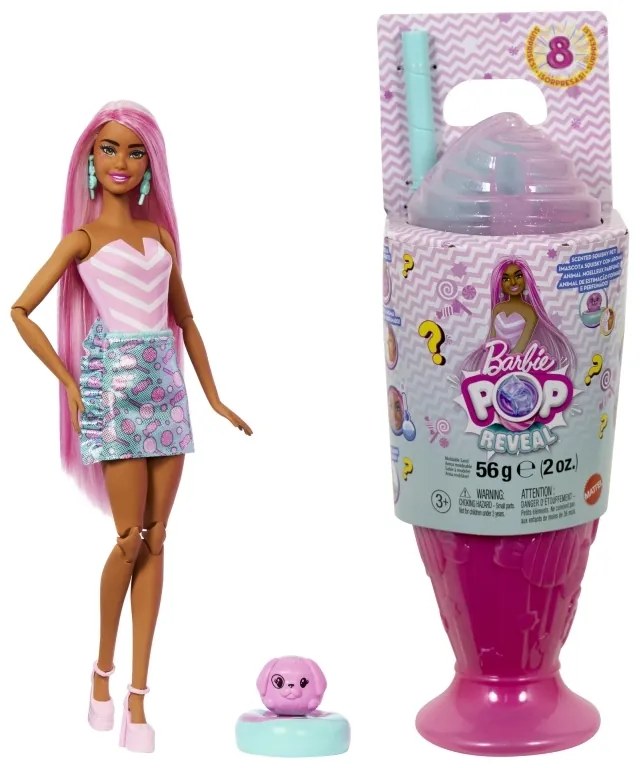Barbie POP Reveal Barbie - růžová JFY62