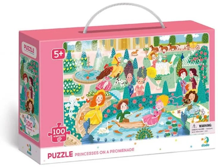 Puzzle dodo puzzle princezny na promenádě 100 dílků