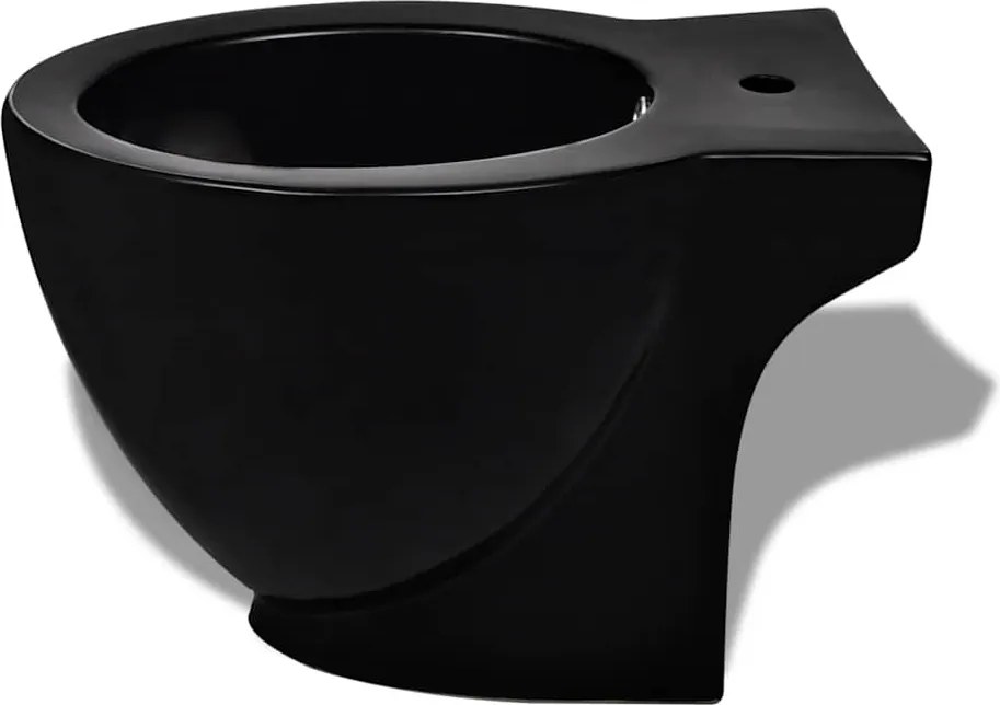 Keramické WC a bidet černé 270567