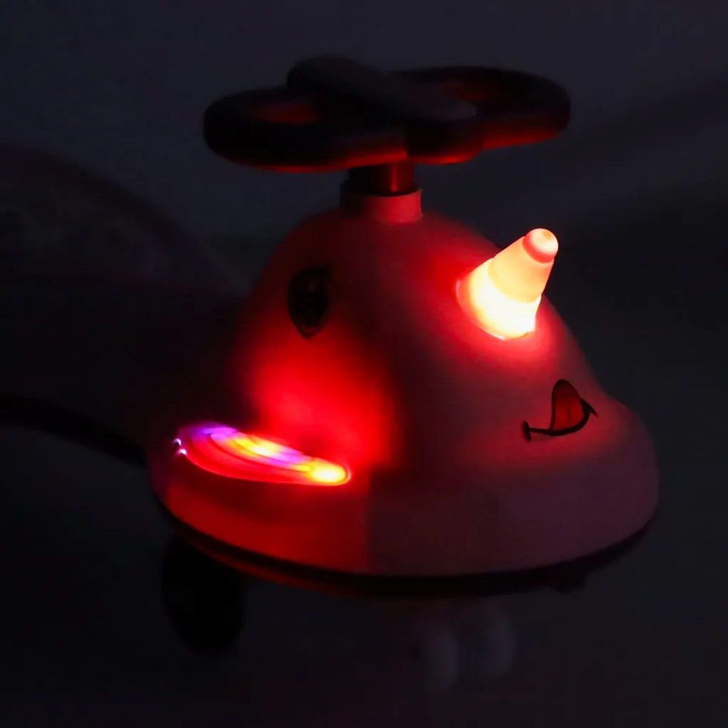 Creative Corner LED Swing FIX S1 gravitační koloběžka s rukojetí růžová max. 65 kg