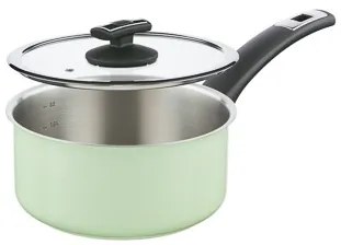 KOLIMAX - české nerezové nádobí Rendlík s rukojetí, s poklicí KOLIMAX COMFORT GREEN 18 cm, 2,0 l