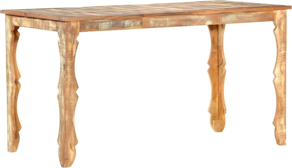 Jídelní stůl 140 x 70 x 76 cm masivní recyklované dřevo 286489