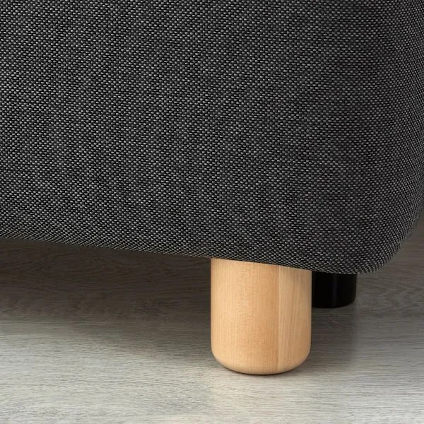 GRIMHULT 3místná rozkládací pohovka, šedá