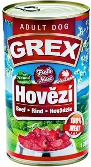 Jeseničan s.r.o. GRAND Dog konz. Grex Adult hovězí 1280g