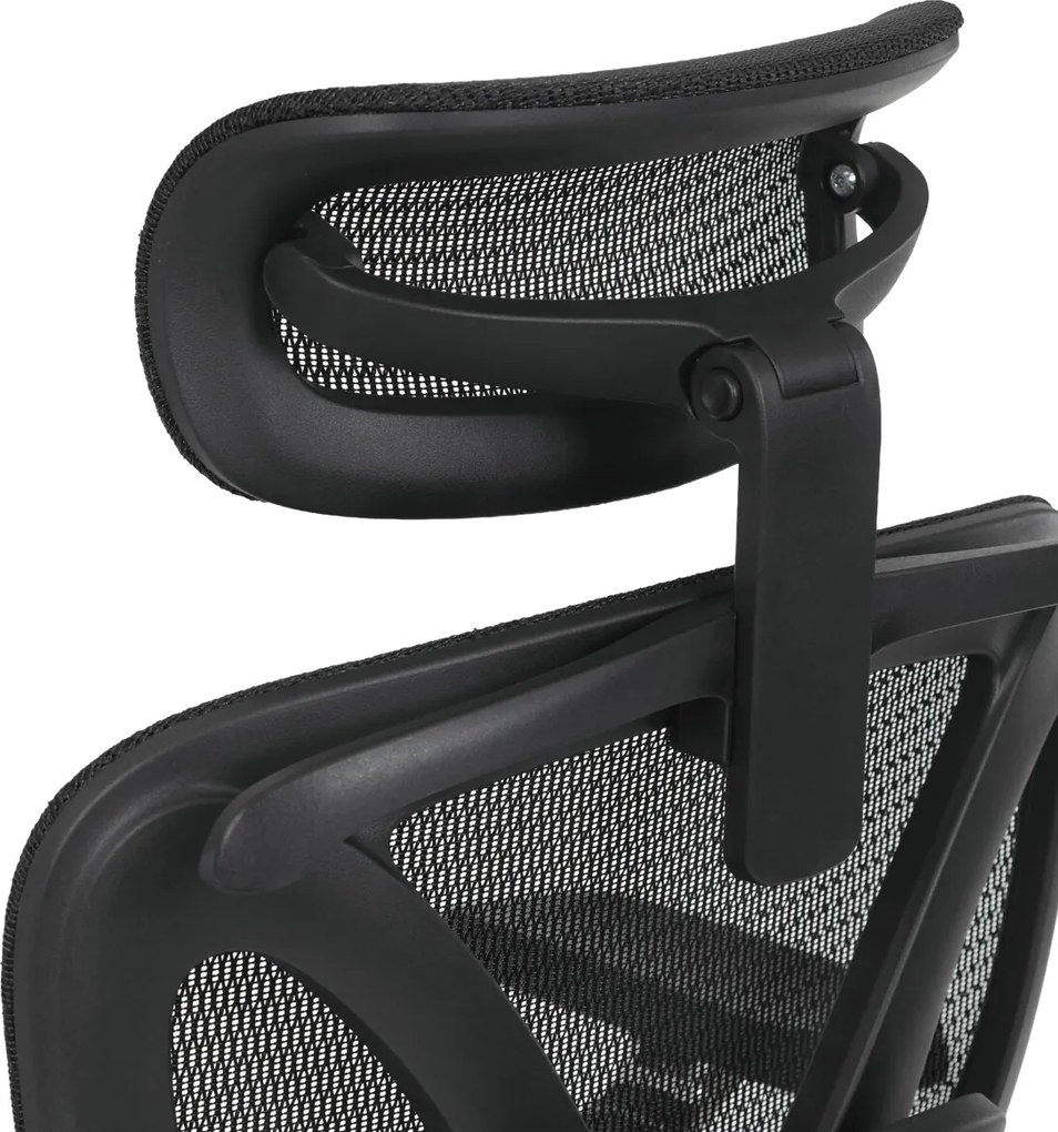Ergonomická kancelářská židle FORCE - černá síťovina