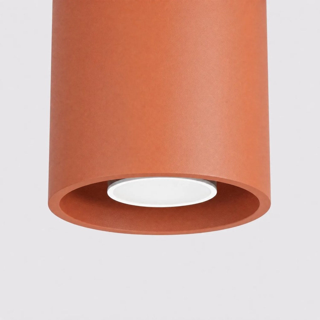 Sollux Lighting Stropní svítidlo ORBIS 1 okrově červené