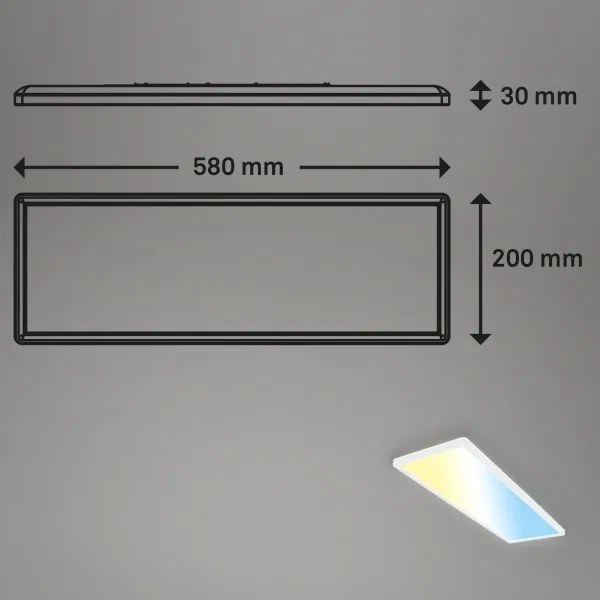 Briloner 7403-016 - LED Stmívatelné svítidlo SLIM LED/23W/230V 2700-6500K + DO