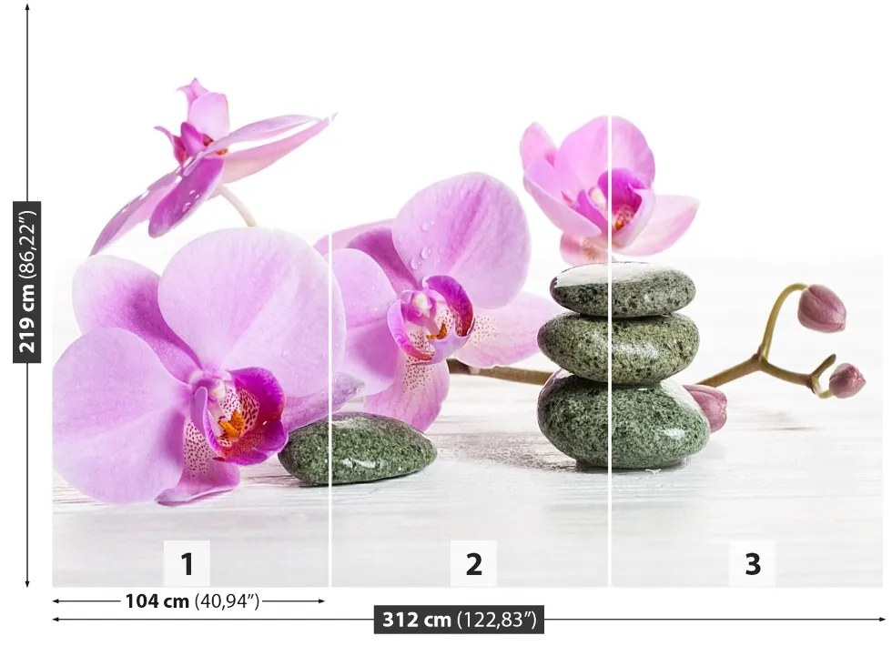 Fototapeta Lázně Orchidej 104x70