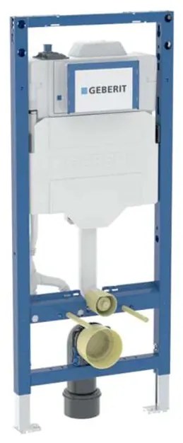 Geberit Duofix - Předstěnová instalace pro závěsné WC, se splachovací nádržkou Sigma 12 cm, s hygienickým proplachem, stavební výška 120 cm 111.075.00.2