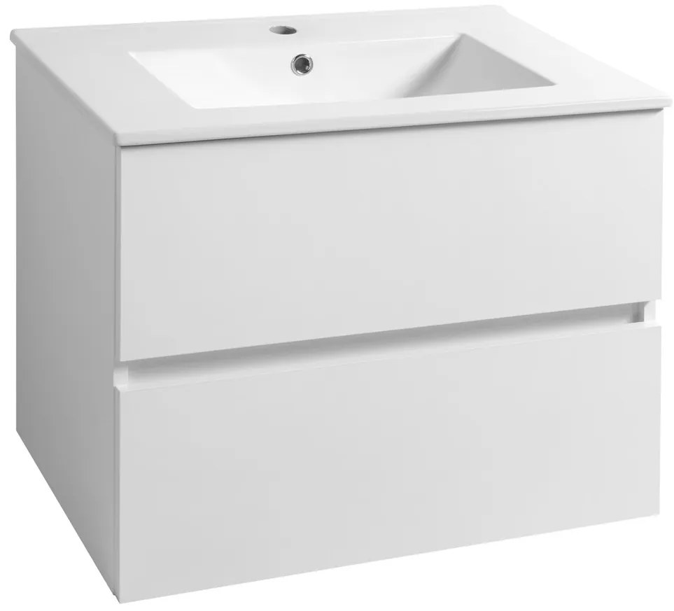 Aqualine Aqualine, PANEDA umyvadlová skříňka 69,5x55x45,2cm, bílá, PN270