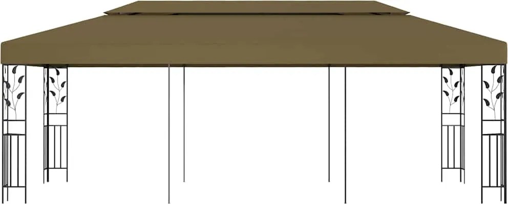 Altán 6 x 3 m taupe 180 g/m² 312245
