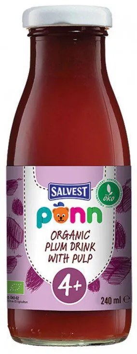 Salvest Ponn BIO Švestková šťáva s dužinou (240 ml) 4m+