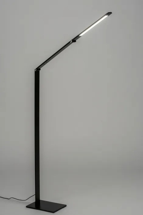 Stojací designová LED lampa se stmívačem D-Tech Black