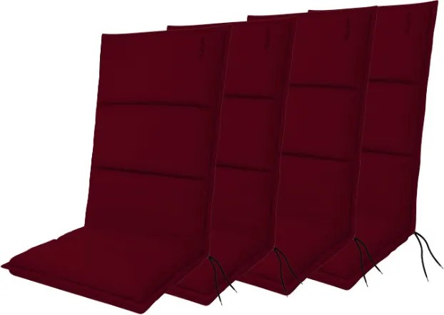 Doppler CITY 4413 - set 4 ks polstrů na křeslo s vysokým opěradlem