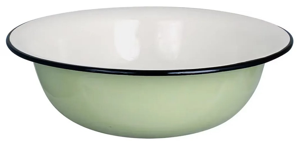 Smaltované umyvadlo Emils Basin Green 40 cm Strömshaga