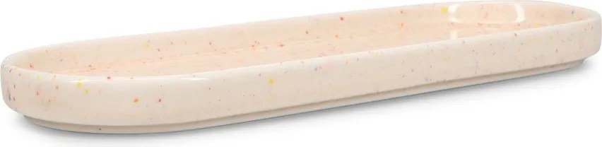 Servírovací porcelánový tác 10x28,5 cm Fika – ONA