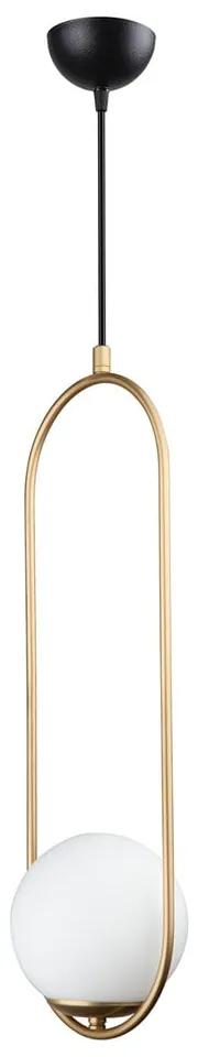 Závěsné svítidlo ve zlaté barvě Squid Lighting Arch, výška 146 cm