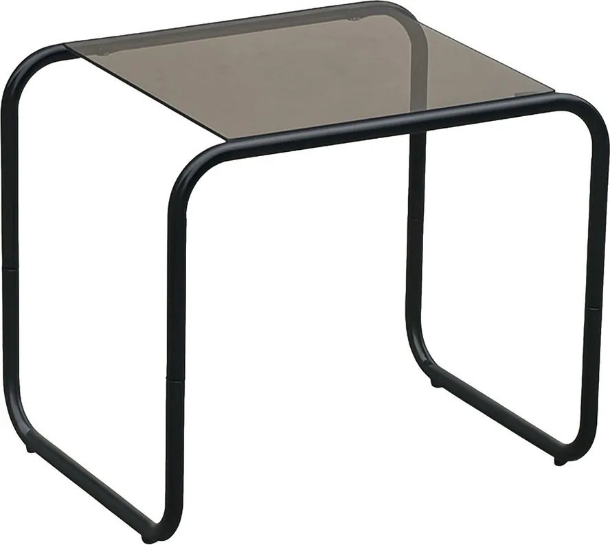 Odkládací stolek se skleněnou deskou 40x50 cm Ventana – Leitmotiv