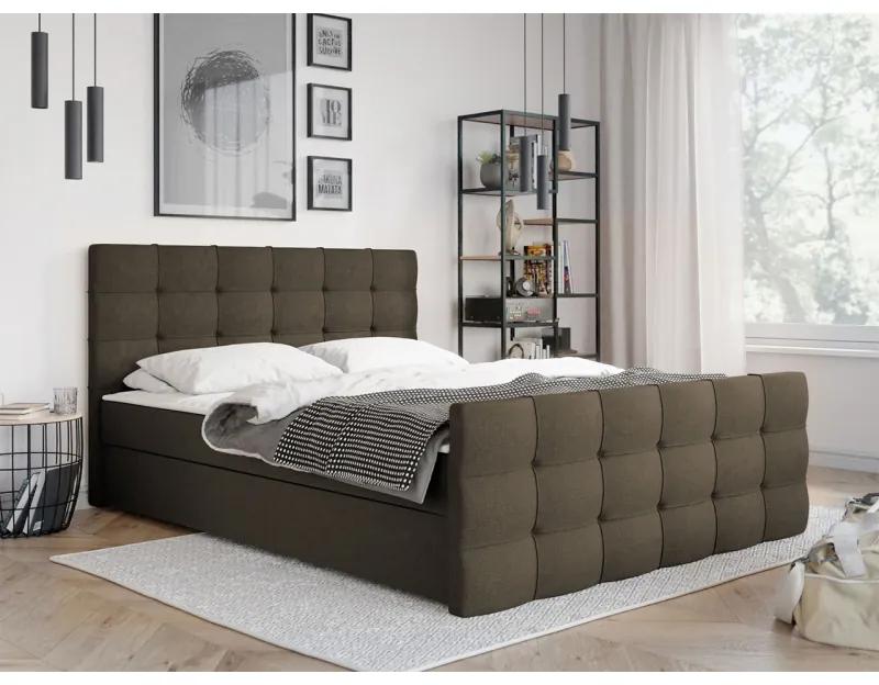 Kontinentální postel Peregryn 2, Rozměr postele: 140 x 200 cm, Potah: Rico 20