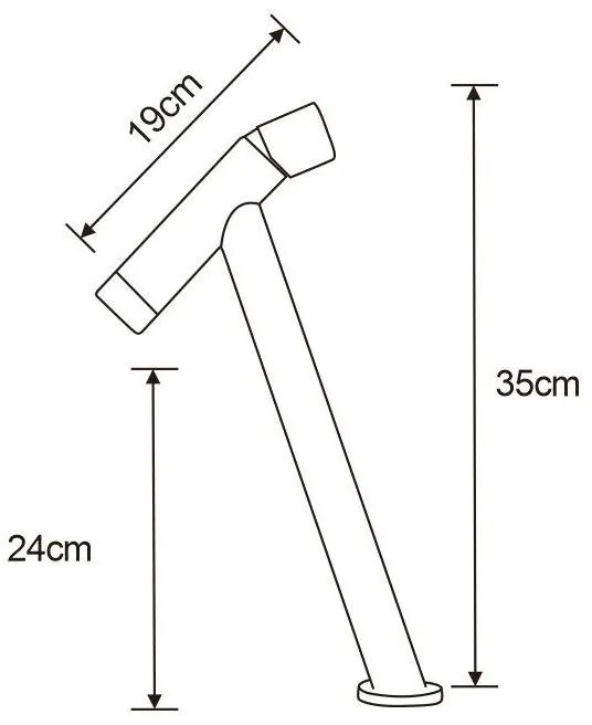 Mexen Astro vysoká umyvadlová baterie, černá, 746910-70