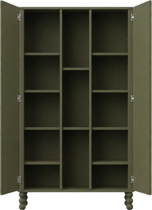 Designová vitrína DOT khaki