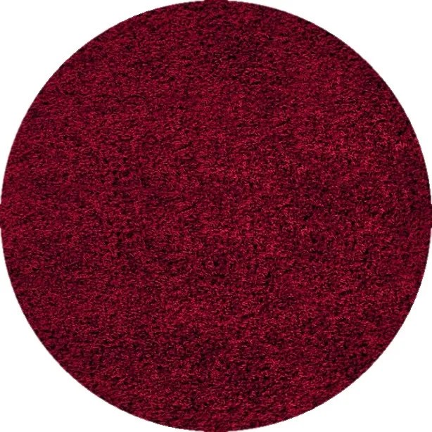Hans Home | Kusový koberec Dream Shaggy 4000 Red Kruh