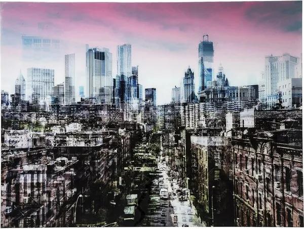 Obraz na skle NY Skyline 120x160 cm